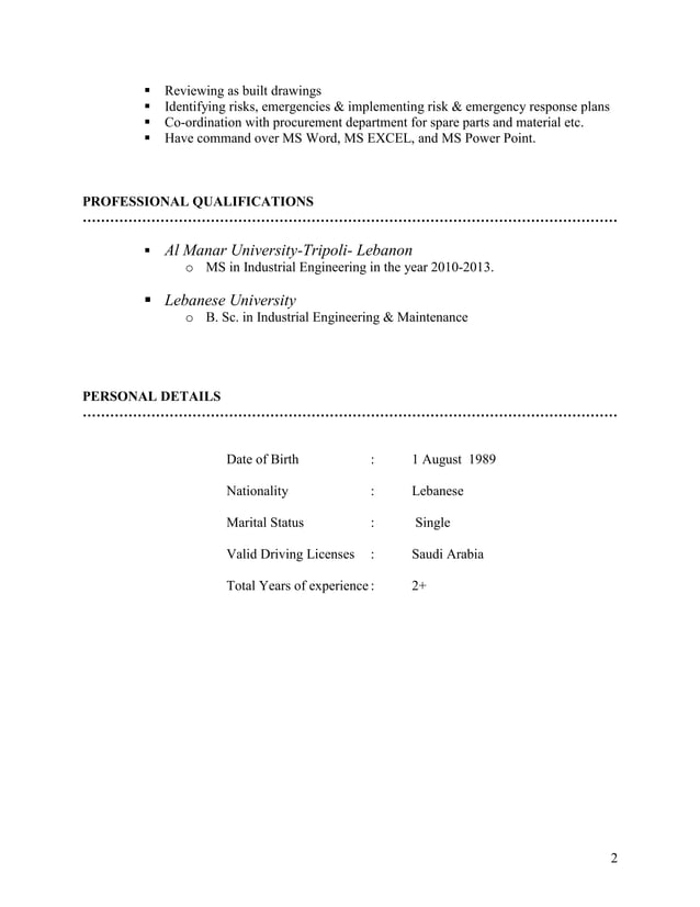 CV-Wael Sayed 2 | PDF