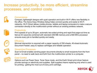 Drive Performance With The Xerox Phaser 3260 & WorkCentre 3225 | PPT