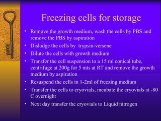 Introduction to Cell Culture in Detail with Diagrams | PPT