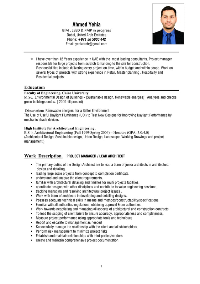 Yehia CV+Portfolio 2017 Final | PDF