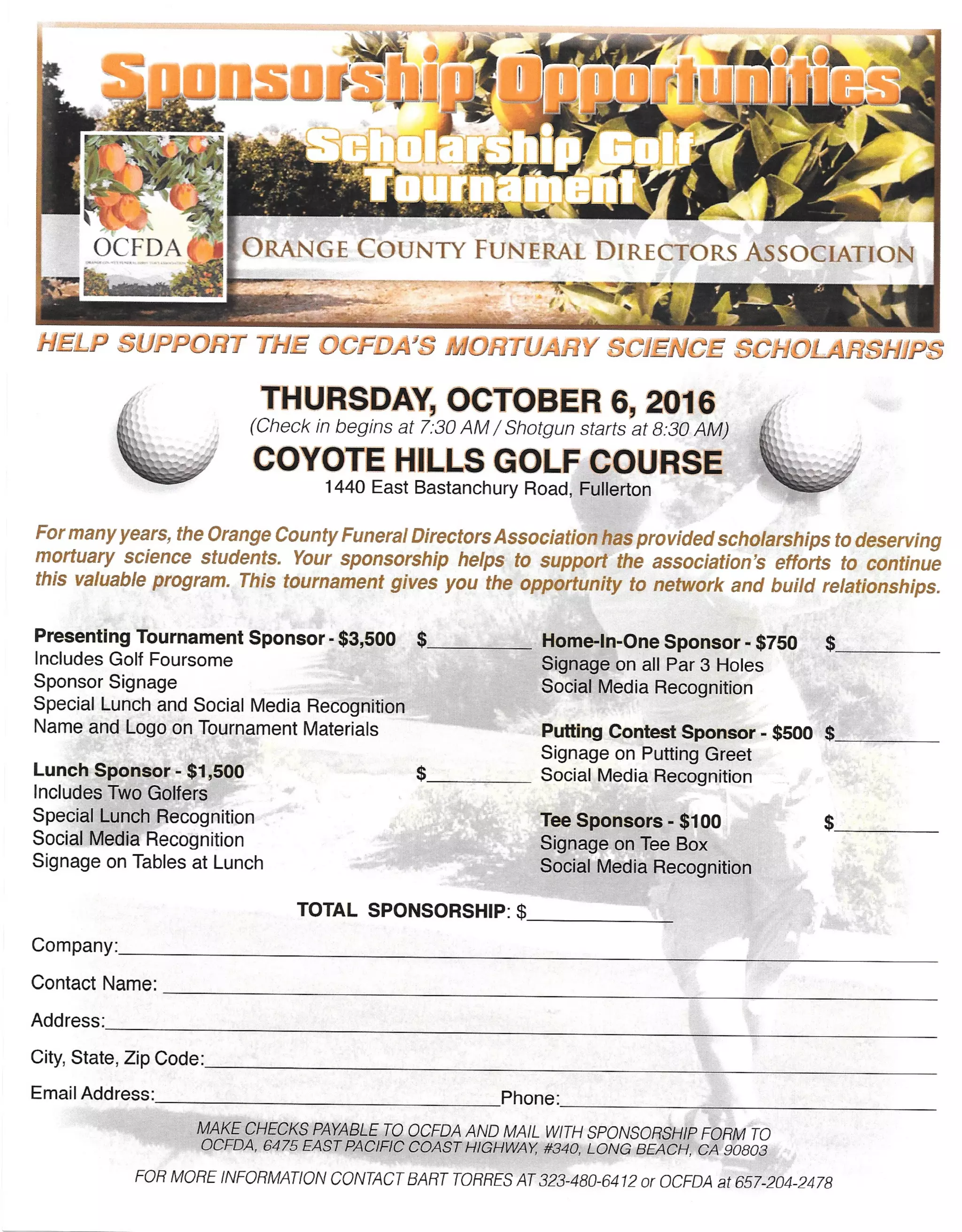 Golf Sponsor Flyer New | PDF