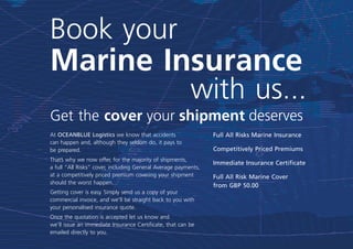OCEANBLUE LOGISTICS WORLDWIDE SERVICES | PPT
