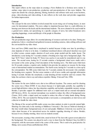 REFLECTIVE REPORT | PDF