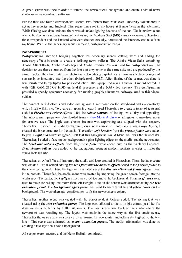 REFLECTIVE REPORT | PDF