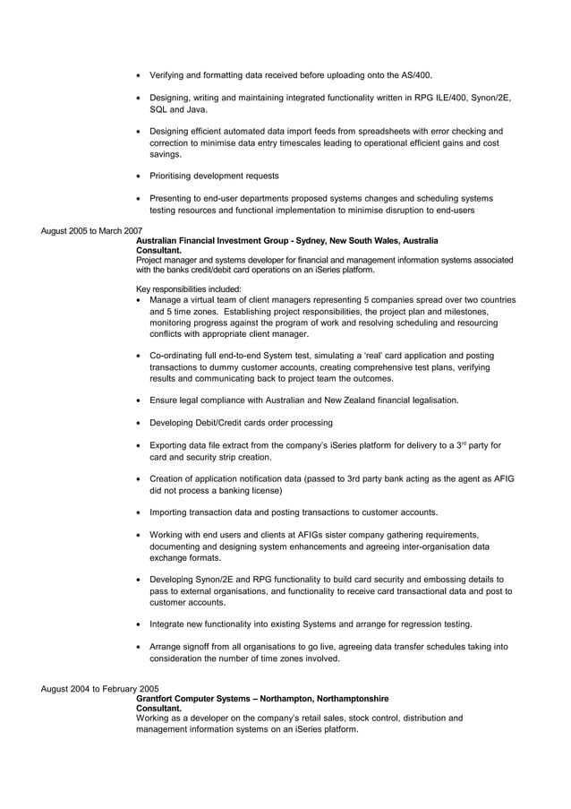 Employment History | PDF