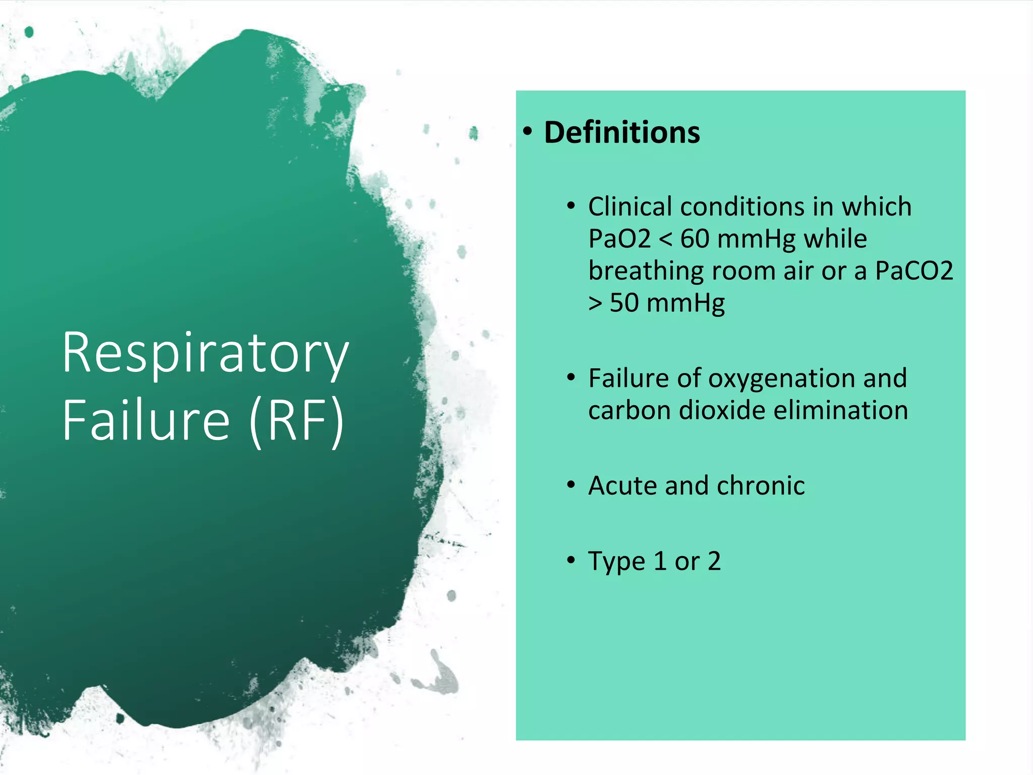 Respiratory failure | PPTX