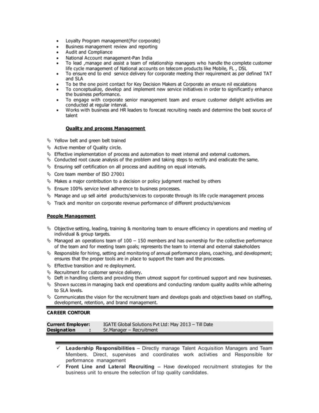 VG Resume- Total Work Exp 16yrs | DOCX | Business Administration | Business