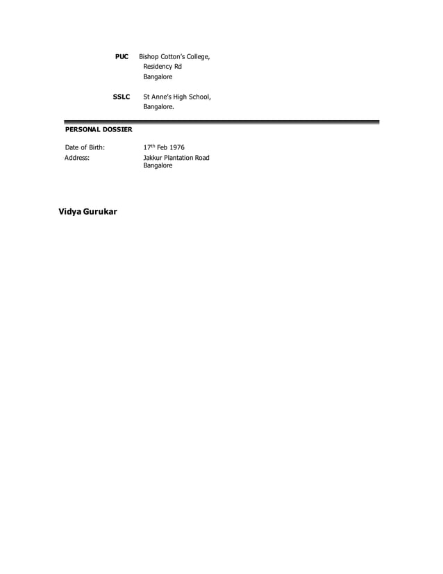 VG Resume- Total Work Exp 16yrs | DOCX | Business Administration | Business