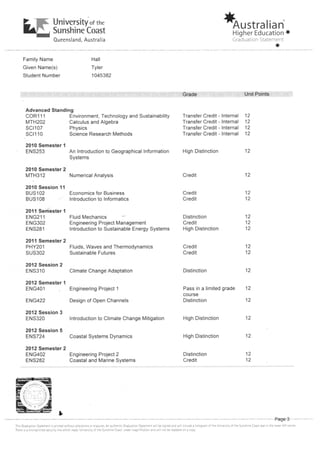 Official Academic Transcript | PDF