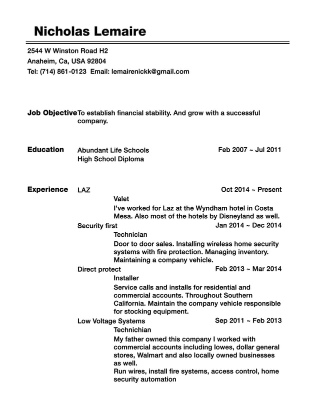 Resume | PDF