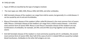 Haemolytic disease of new born | PPTX