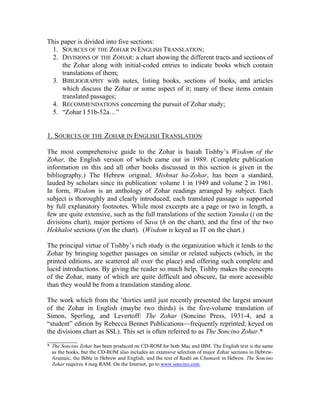 Notes-on-the-Zohar-pdf | PDF