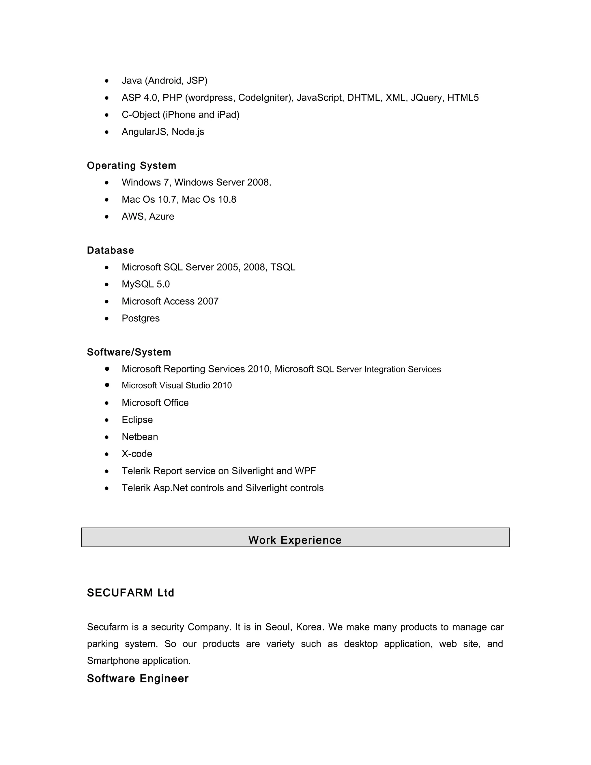 Resume_TRUONGBAPHUONG | PDF