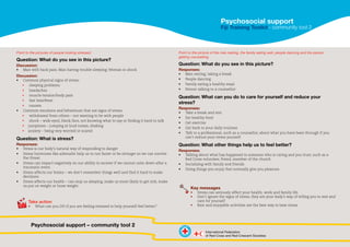 PSS training toolkit_IFRC_FRCS_FINAL | PDF