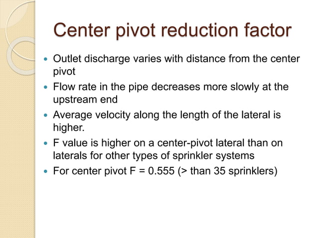 Hydraulics friction loss c factorf .ppt