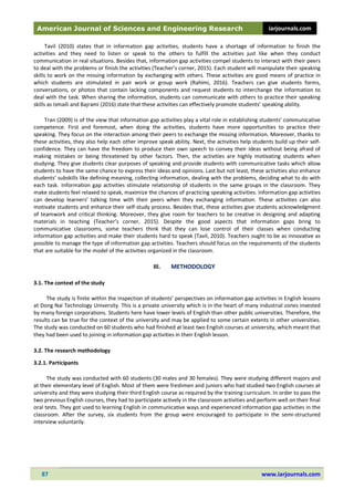 Using Information Gap Activities in Promoting Speaking Skills for ...