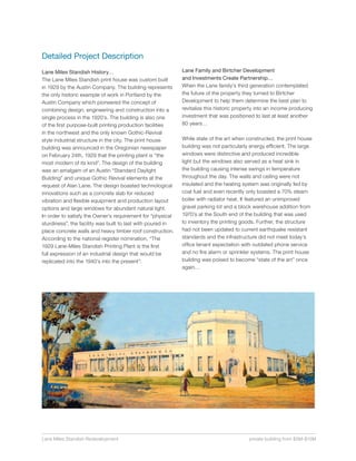 Lane Miles Standish Redevelopment Top Project 2008 | PDF