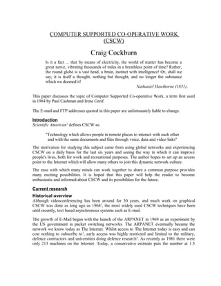 cscw | PDF