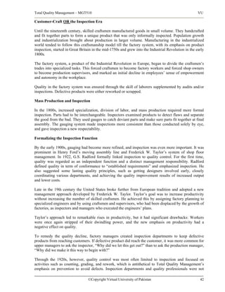 32876995 total-quality-management-notes | PDF