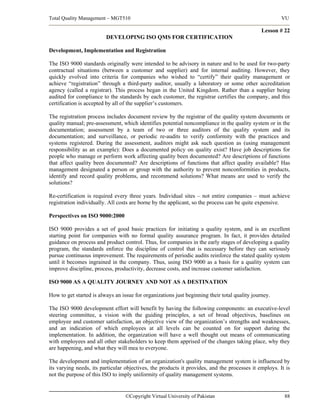 32876995 total-quality-management-notes | PDF