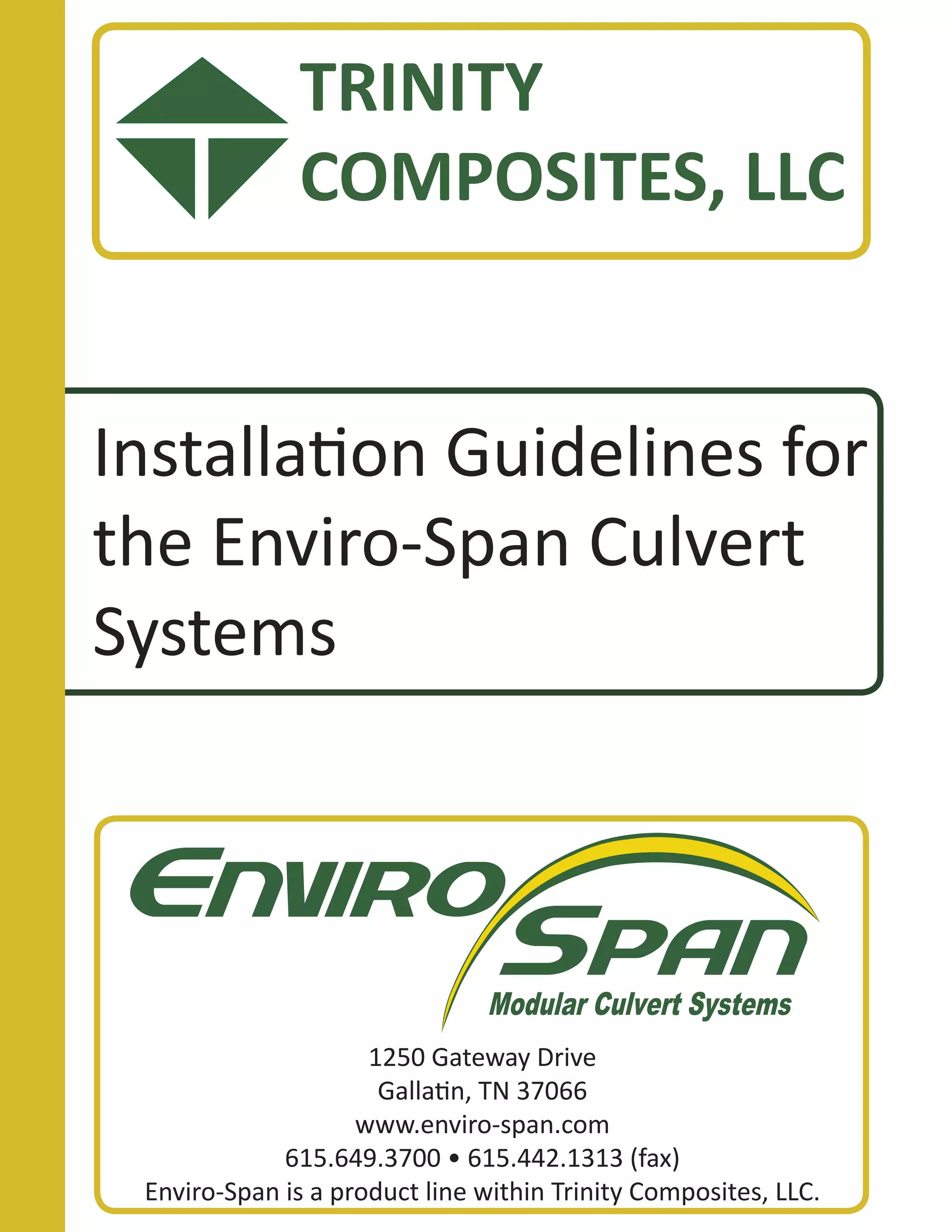 1.Enviro Span Installation Guide | PDF