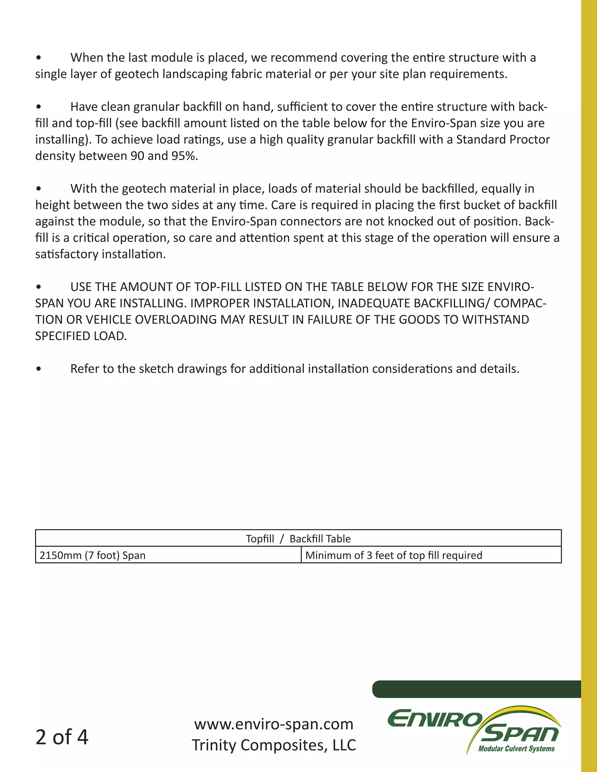 1.Enviro Span Installation Guide | PDF