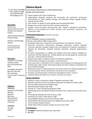 Helena Byard resume - nl | PDF