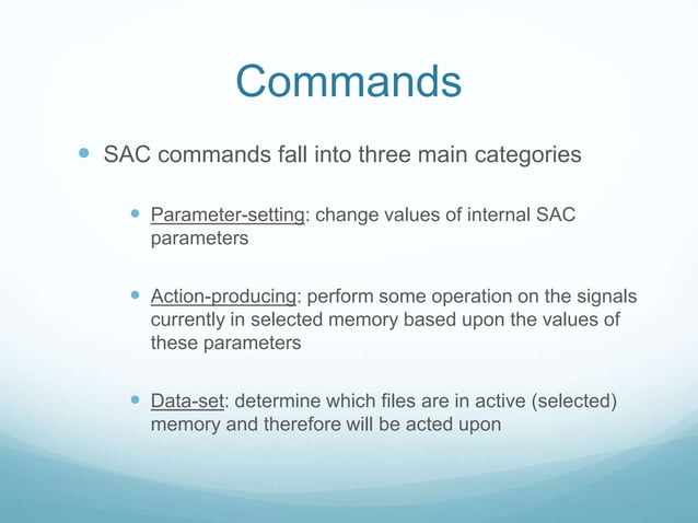 Seismic Analysis Code (SAC) | PPT