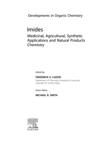 Imides : medicinal, agricultural, synthetic applications and natural ...