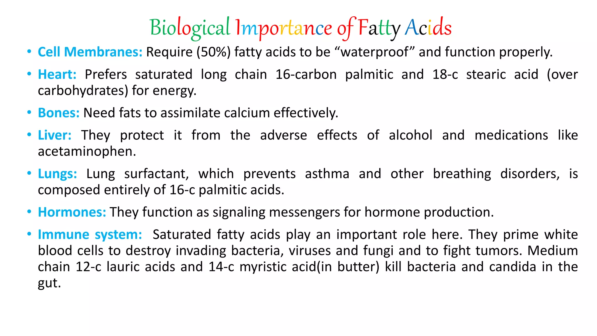 Fatty Acids | PPTX