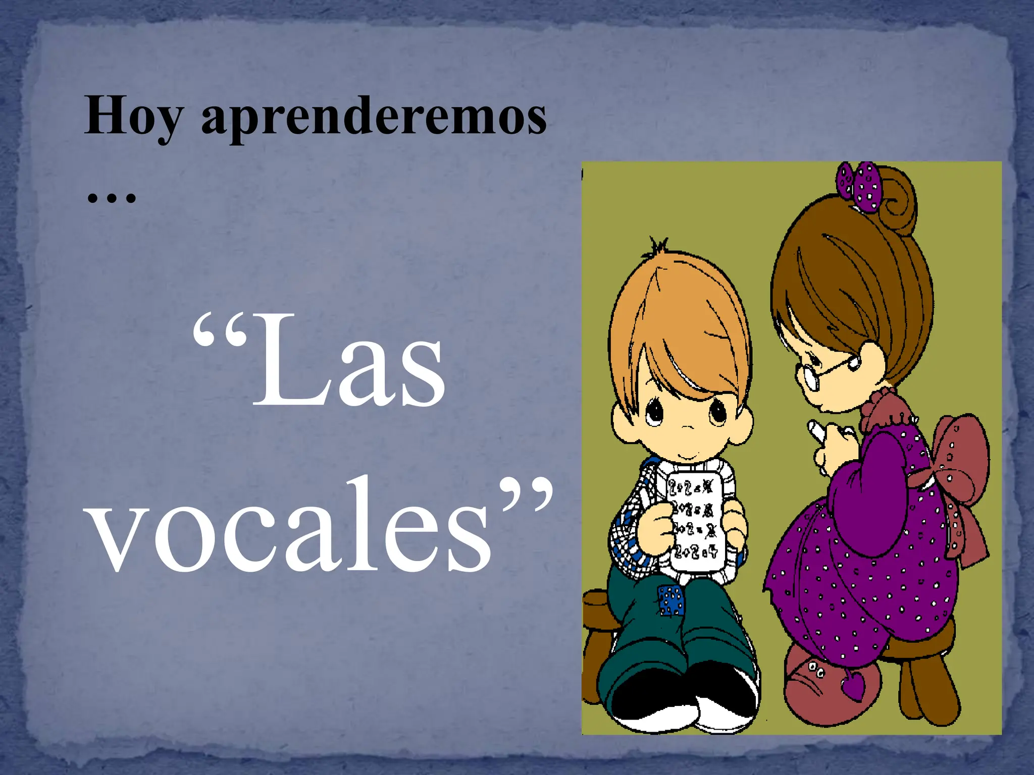 Las Vocales Con Nuevo Sabor Para Nenes Y Nenasa Se Ppt