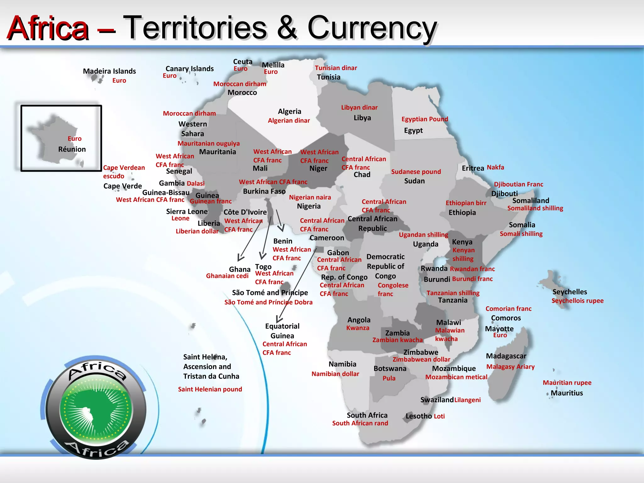 Africa PowerPoint Map, Africa Map PPT | PPT