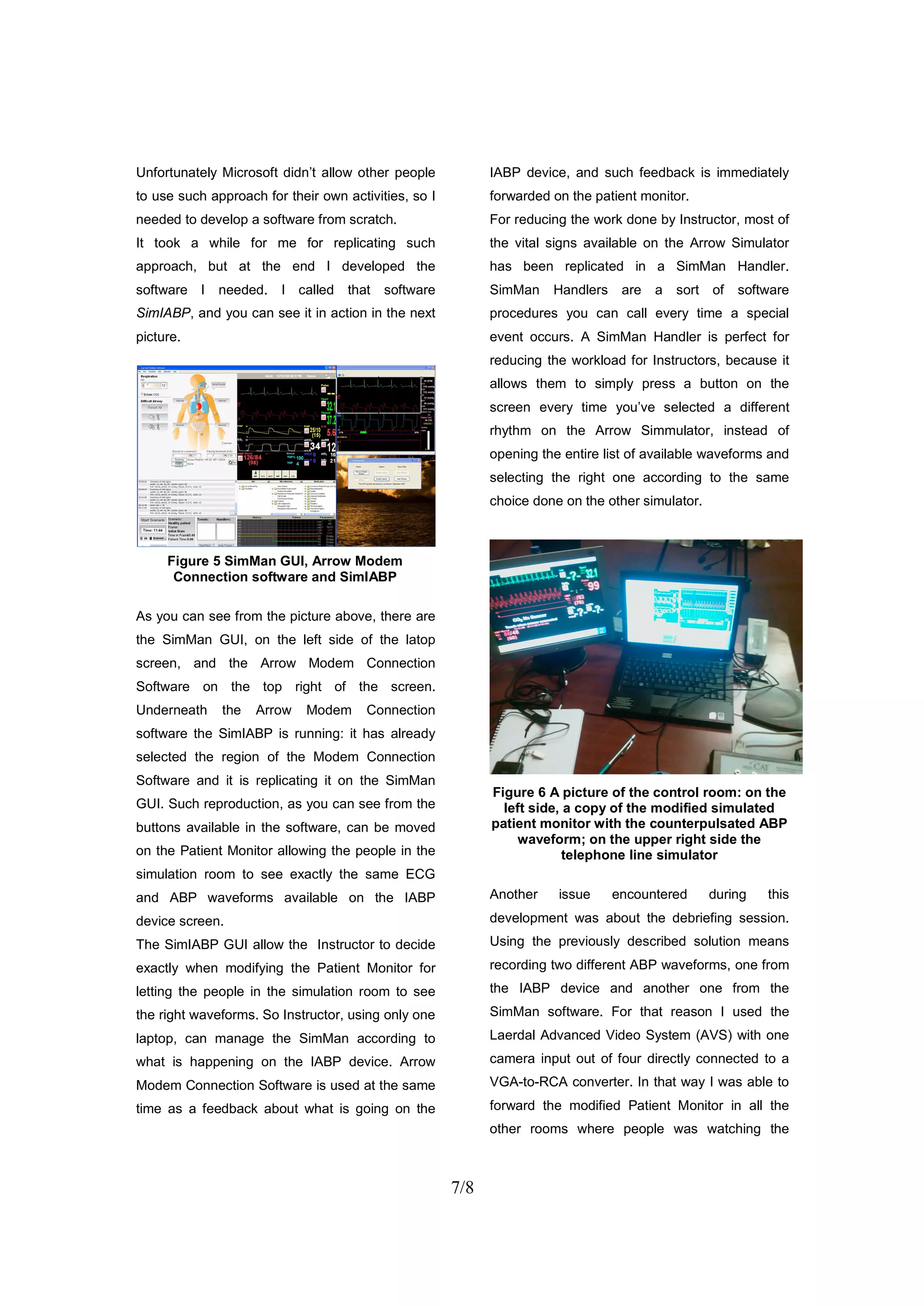 Advanced Patient Simulator connected to an Intra-Aortic Balloon Pump ...