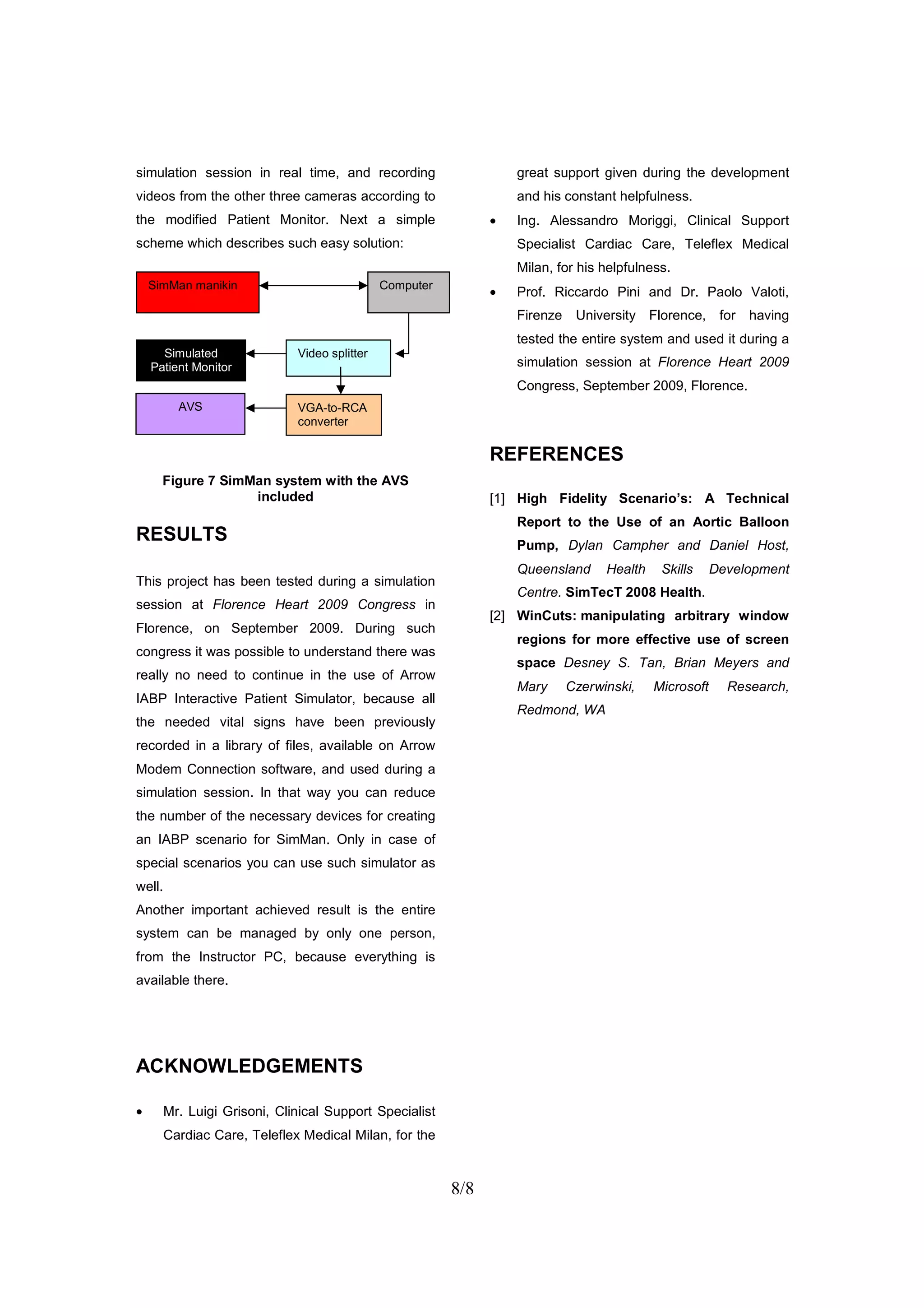 Advanced Patient Simulator connected to an Intra-Aortic Balloon Pump ...