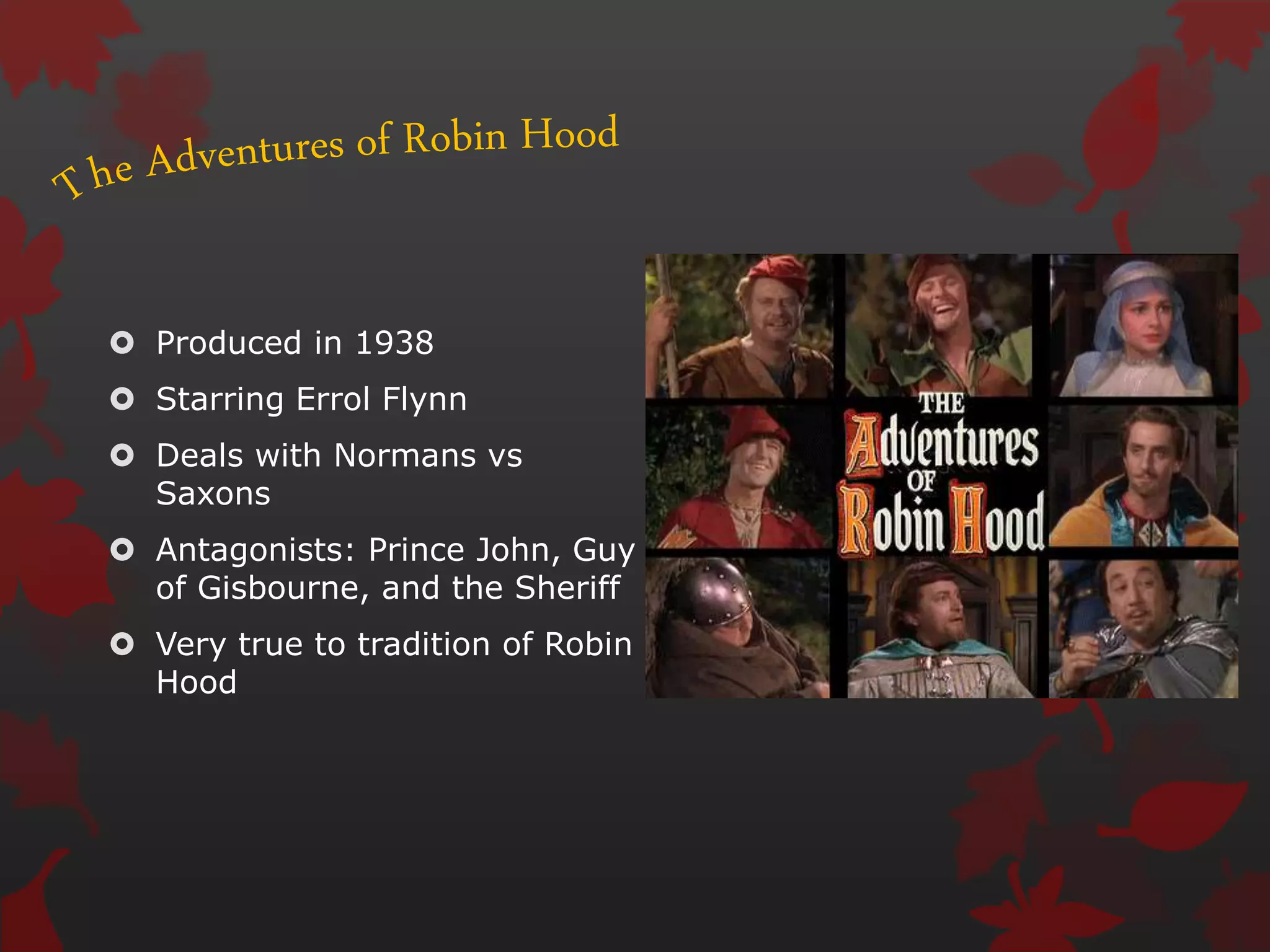 Robin Hood and The Hunger Games | PPTX