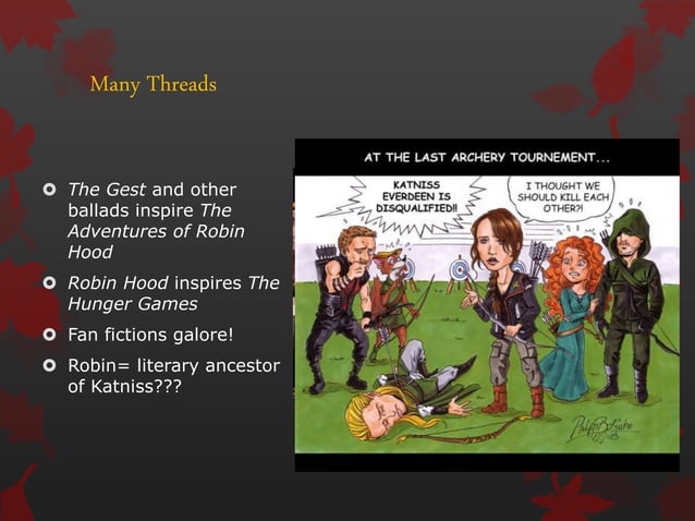 Robin Hood and The Hunger Games | PPT