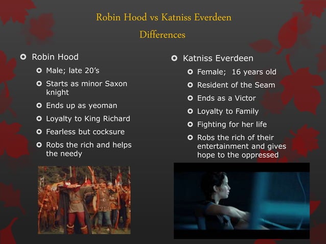 Robin Hood and The Hunger Games | PPT