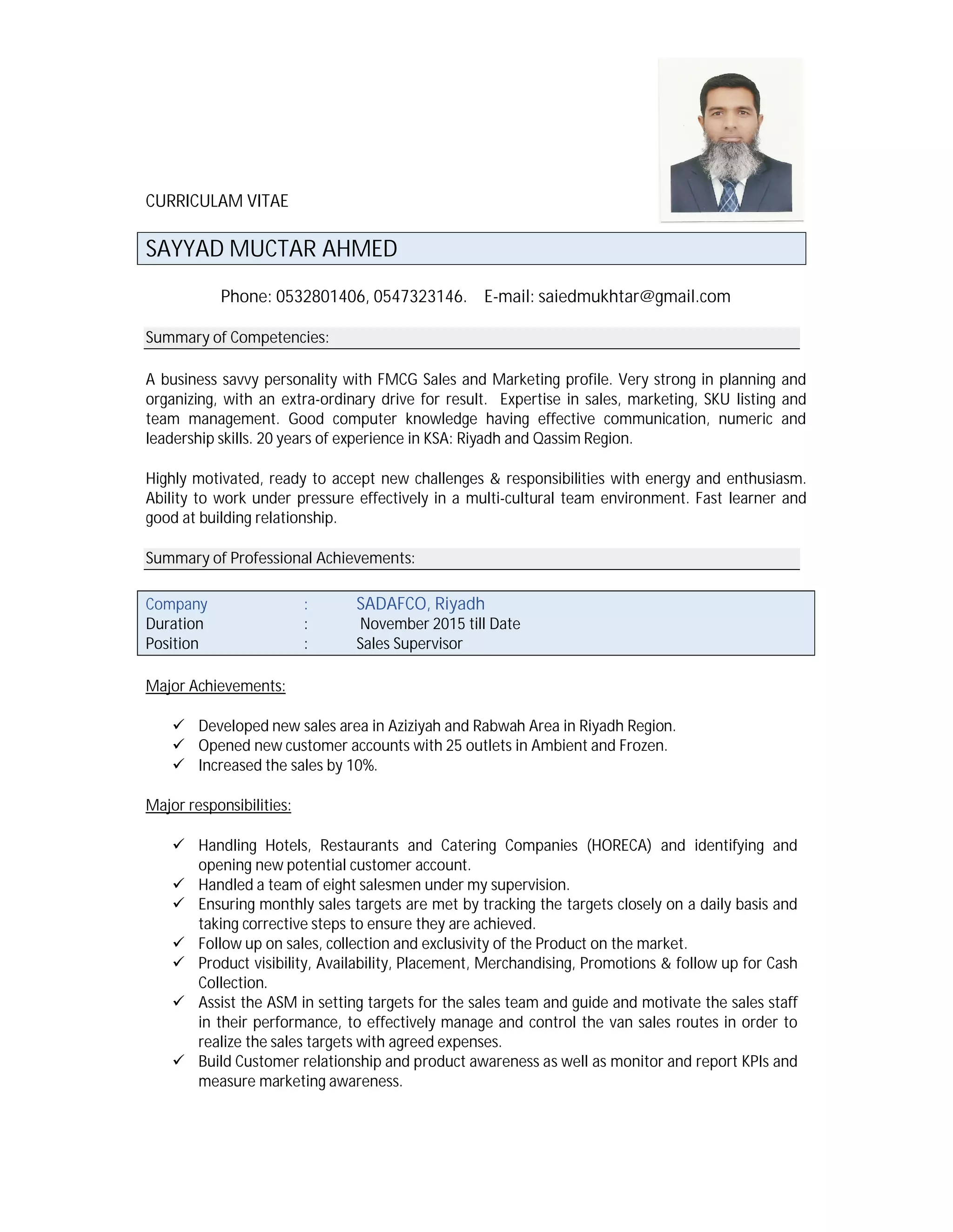 Mukhtar cv | PDF