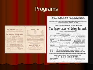 Victorian Theater Presentation | PPTX