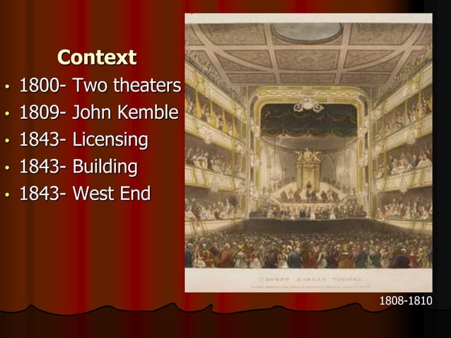 Victorian Theater Presentation | PPT
