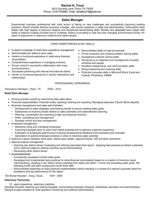 Rachel Trout_Resume | PDF