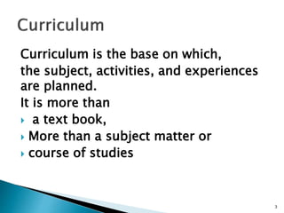 Curriculum unit 1 (8603) | PPTX