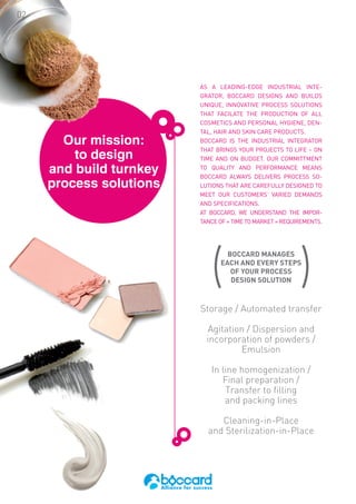 Boccard-Cosmetics_Process_Solutions | PDF
