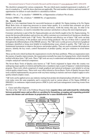 Application of Six Sigma in Construction Industry | PDF