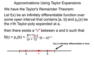32 approximation, differentiation and integration of power series x | PPTX