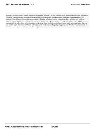 32 aus mathematics curriculum | PDF
