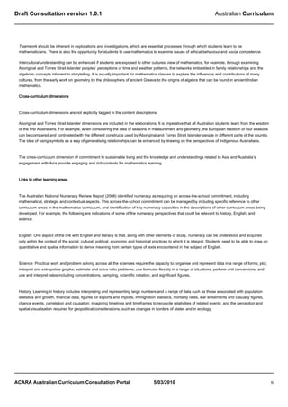 32 aus mathematics curriculum | PDF