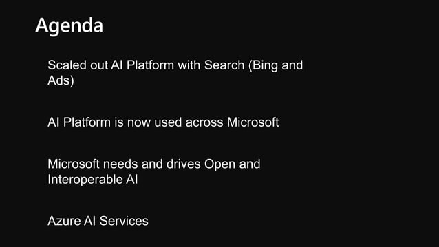 Microsoft AI Platform - AETHER Introduction | PPTX | Search | Internet