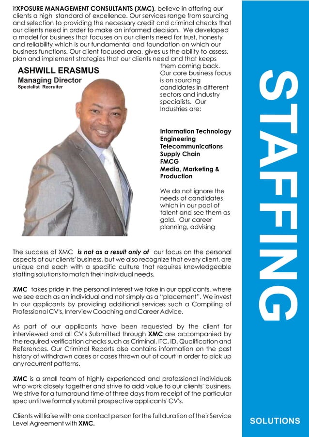 XMC PROFILE 2016 | PDF