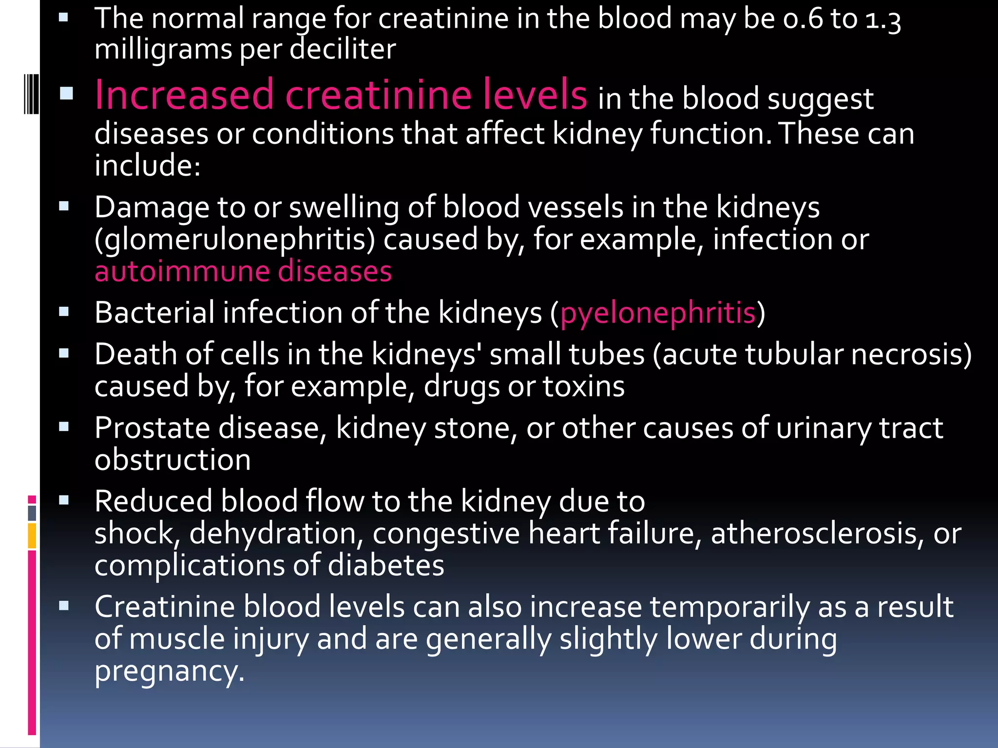 kidney function tests | PPTX